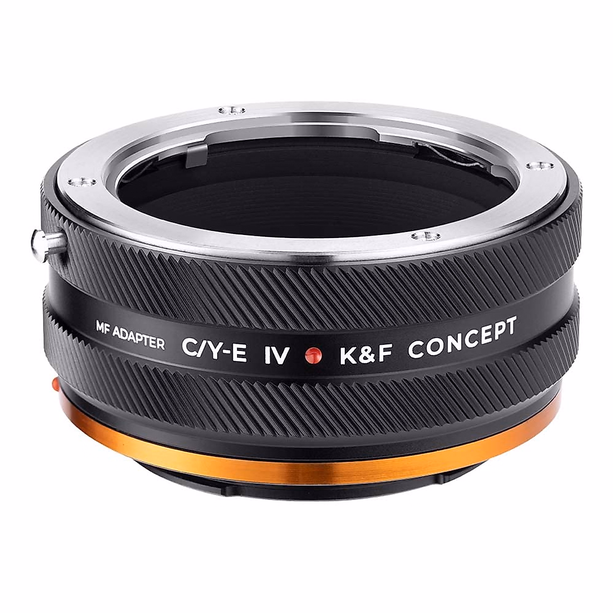 K&F Concept IV PRO C/Y-NEX Lens Mount Adapter Manual Focus Compatible with Contax/Yashica SLR Lens to Sony-E NEX Mount Camera Body with Matting Varnish Design