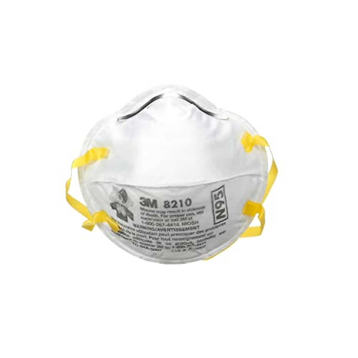 3M Performance Particulate N95 Respirator 8210 for Drywall Sanding, Disposable Respirator, 2-Pack