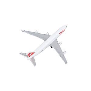 Daron Toy Airplane – Swiss – Die-Cast Metal Model Airplane Toy with Plastic Parts for Kids Ages 3+