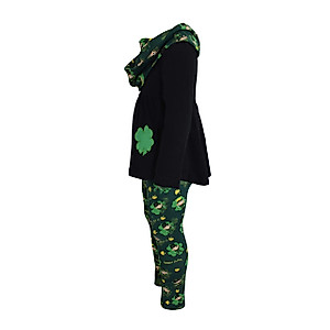 Unique Baby Girls St. Patrick's Day Leprechaun 3pc Legging Set (5)