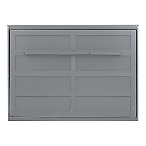 Harper & Bright Designs Full Size Murphy Bed, Wall Bed Full Platform Bed, No Box Spring Needed, Gray