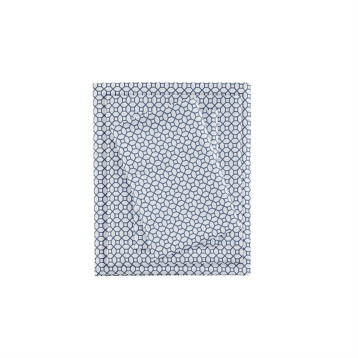 Beautyrest Polyester Printed 10-PC King Comforter Set with Blue BR9144409622-18