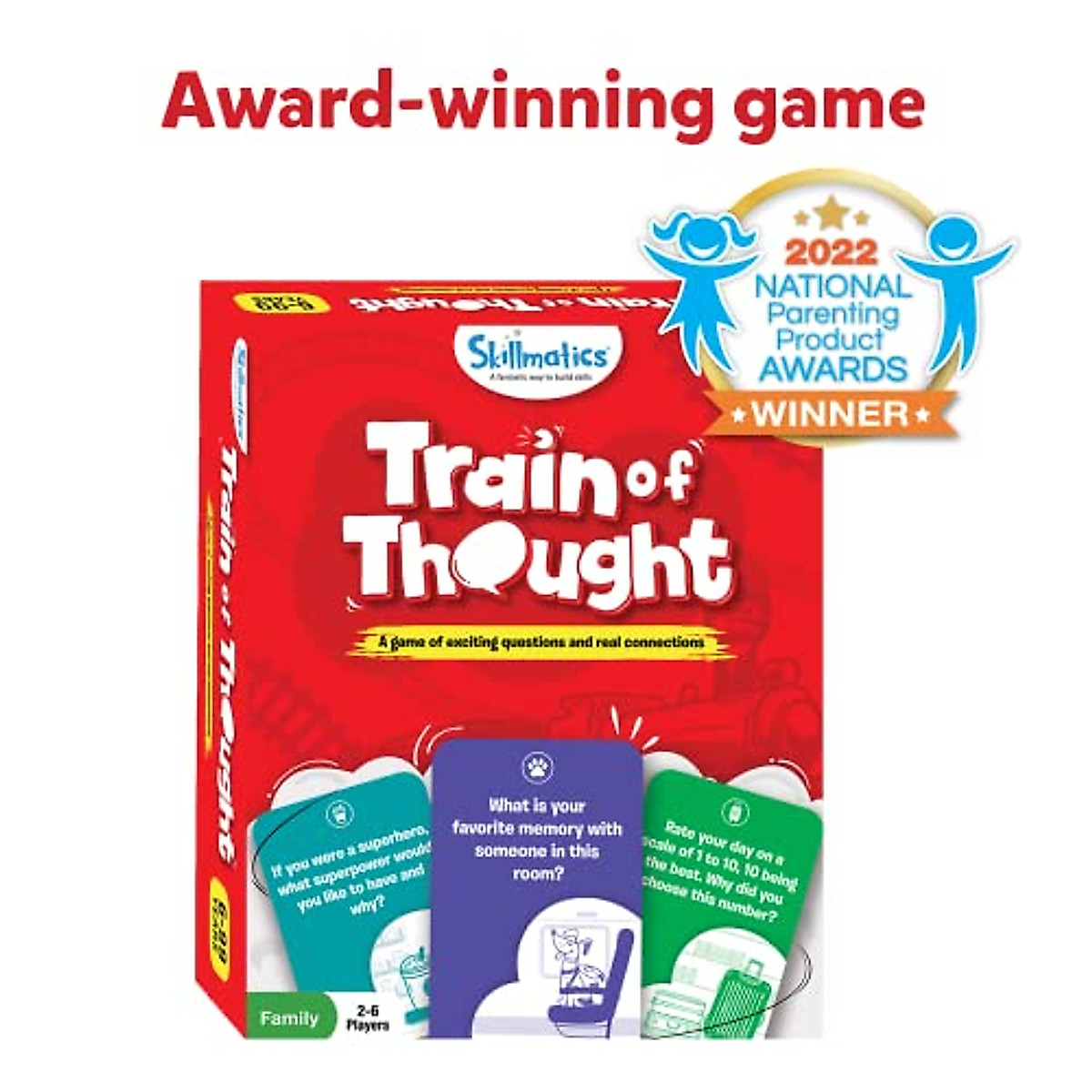 Skillmatics Card Game - Train of Thought, Family Connection & Conversation Starters, Gifts for Ages 6 and Up