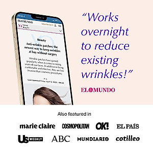 Face & Forehead Wrinkle Patches - Anti Wrinkle Patches to Smooth Eye, Mouth, Forehead Wrinkles - Overnight Face Tape Treatment - Facial Patches to Reduce Fine Wrinkles, Frown and Smile Lines (165 ct)