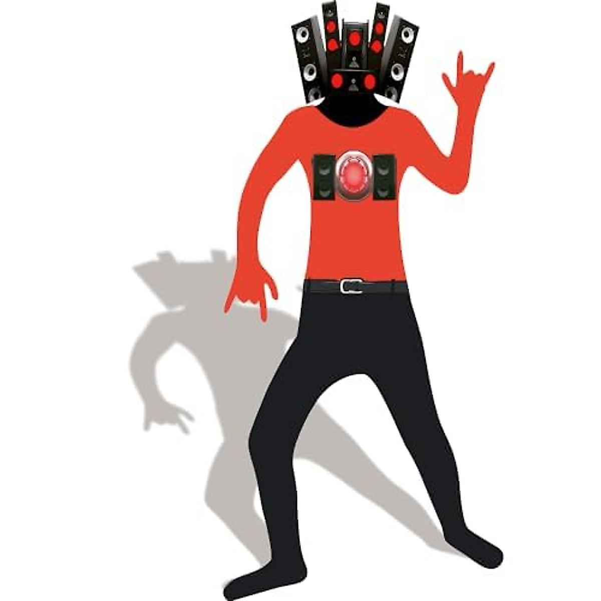 Estavucci Skibidi Toilet Costume for Boy TV Man Cosplay Video Game Jumpsuit for Halloween with Mask 5-12 Years