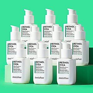 innisfree Retinol Cica Moisture Recovery Serum: Soothing and Hydrating, Visibly Improve Skin Elasticity and Firmness.