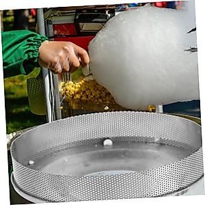 DOITOOL Stainless Steel Mesh Cover Maker Parts Sugar Dispenser Bowl Easy Install for Floss Production