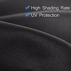 POPETPOP Universal Bird Parrot Cage Cover Washable Good Night Birdcage Cover (Black)