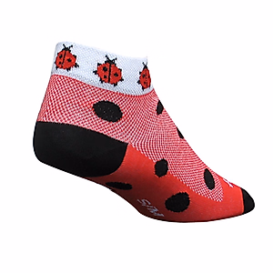 SockGuy, Women's Classic Socks - Small/Medium, Lady Bug