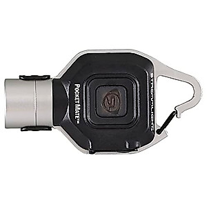 Streamlight 73300 Pocket Mate 325-Lumen Keychain/Clip-on USB Rechargeable Flashlight, Silver