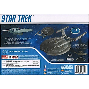 Polar Lights Star Trek NX-01 Enterprise (Snap) 2T 1:1000 Scale Model Kit