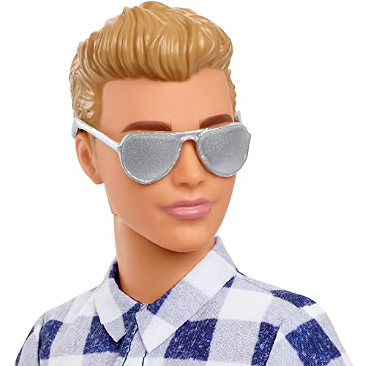 Barbie It Takes Two Doll & Accessories, Camping Set with Cooler, Map & More, Blonde Ken Doll with Blue Eyes in Plaid Shirt