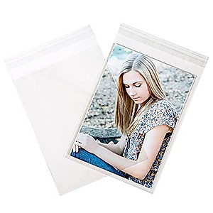 5 7/16" x 7 1/4" BOPP Flap Seal Bag 1.6 mil