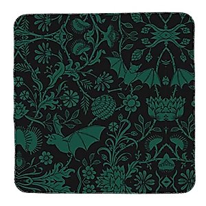 Belinyo Bat Flower Baby Swaddle Blankets Nursing Cover Infant Receiving Blankets for Crib, Stroller, Travel( 36x 36'')