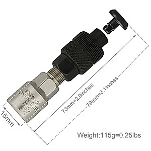 BikeHand Bike Bicycle Crank Puller - Crank Removal Tool - for MTB Mountain Road Bikes with Square Taper Bottom Bracket and Splined ISIS Drive, Octalink - New Model