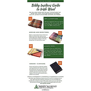 Biddy Murphy, Genuine Irish 100% Wool Plaid Blankets, Soft & Warm Lambswool Knee Throw/Toss Size 54" x 45" Inches, Imported from Ireland, Green/White