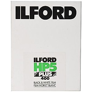 Ilford HP5 Plus 400 4 x 5 Inches 25 Sheets, Black (1629172)