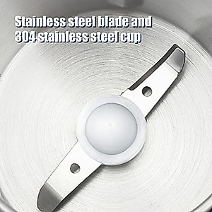 COOL KNIGHT Herb Grinder [large capacity/fast /Electric ]-Spice Herb Coffee Grinder with Pollen Catcher/- 7.5" (Black)