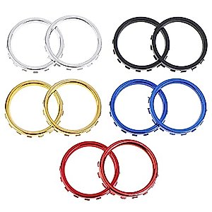 2PCS Thumbstick Accent Rings for Xbox One Elite Controller Replacement (Gold)