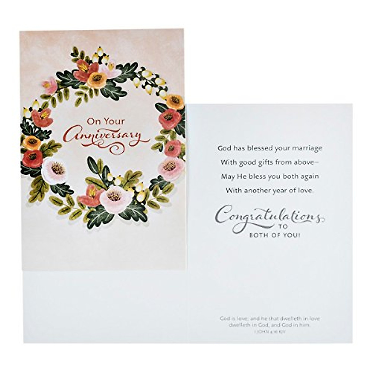 DaySpring Anniversary - Inspirational Boxed Cards - Floral Border - 18561