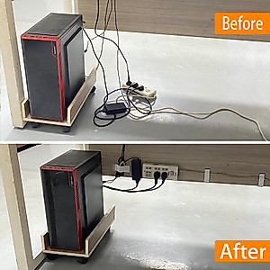 Industrial Strength Sticky Back Hook and Loop Strips | 2 x 6 Inch 8 Sets | Aniced Heavy Duty Self Adhesive Strips for Sofa Couch Cushions, Rug, Mattress - Black