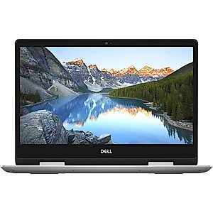 Dell Inspiron 14" 2-in-1 Laptop Core i7-8565U 16GB RAM 512GB SSD Silver - 8th Gen i7-8565U - Intel UHD Graphics 620 - in-Plane Switching Technology - Features Dell Cinema - Windows 10 Home