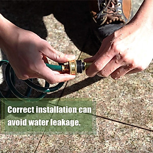 Garden Hose Leakproof for Gardener: 1/2” PVC Water Hoses with GHT Fittings - 10 FT No Kink and Flexible for Outdoor