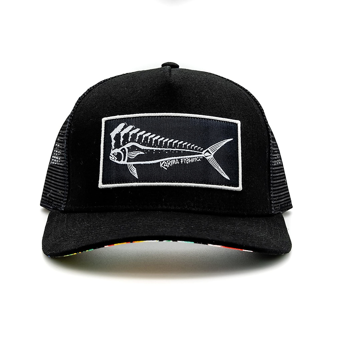 Regular Black with Floral Undervisor