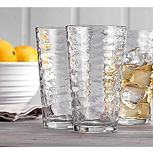 Glaver's Drinking Glasses Set of 10 Highball Glass Cups, Premium Glass Quality Coolers 17 Oz. Glassware. Ideal for Water, Juice, Cocktails, and Iced Tea. Dishwasher Safe.…
