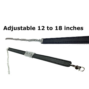 Choker Custom Faux Leather Yes Sir Collar for Women - Cute Sexy Submissive Adjustable Leather Collar Accessory