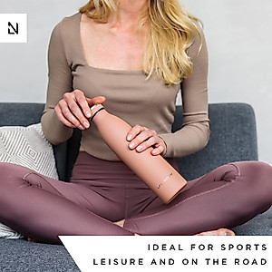 LARS NYSØM Stainless Steel Insulated Water Bottle 12oz 17oz 25oz 34oz 51oz | BPA-free Insulated Thermo Flask for Hot and Cold Beverages | Leakproof Drinking Bottle