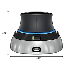 3Dconnexion 3DX-700066 Spacemouse Wireless (With Carry Case And Universal Receiver)