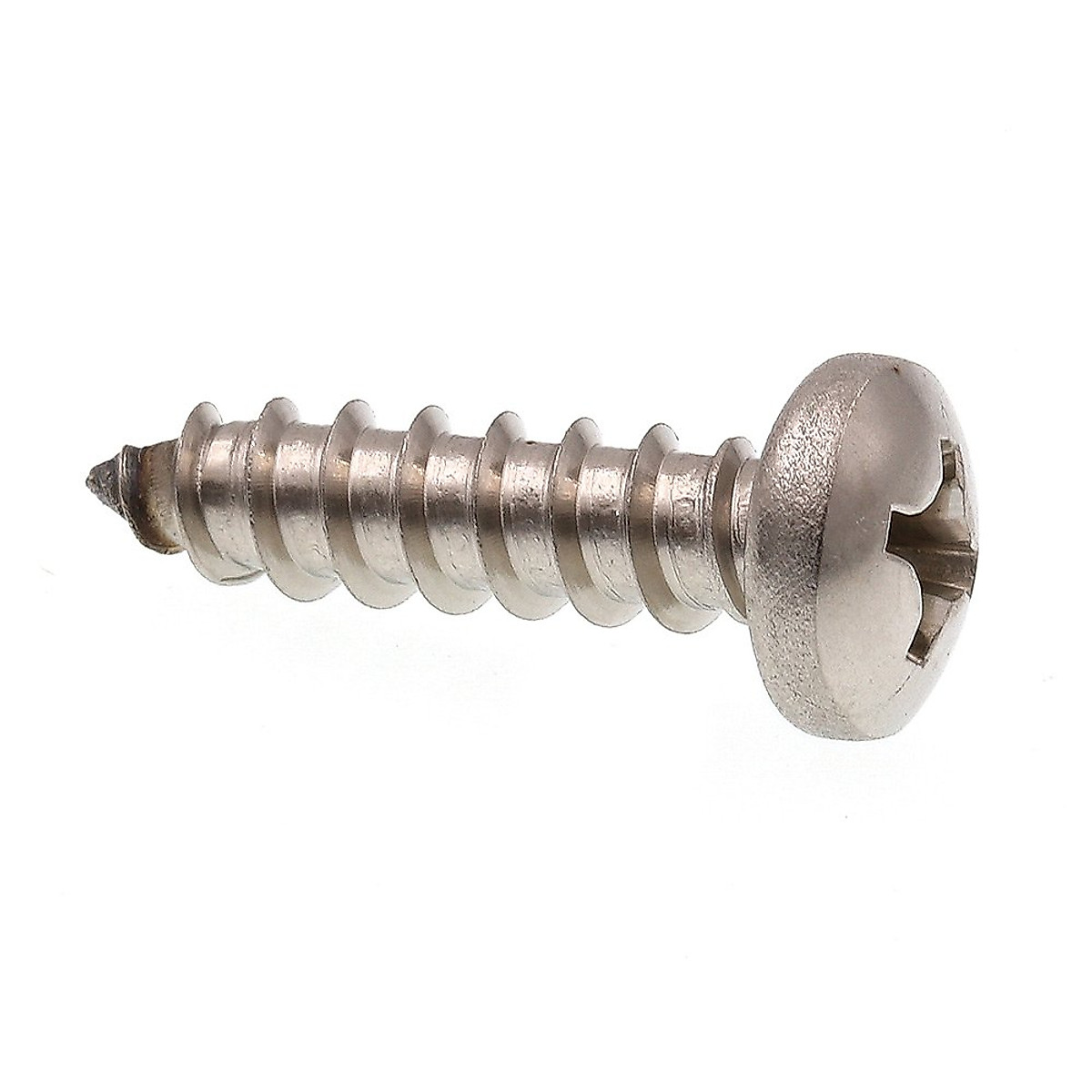 Prime-Line 9021298 Sheet Metal Screw, Self-Tapping, Pan Head Phillips, #14 X 1 in, Grade 18-8 Stainless Steel, Pack of 100