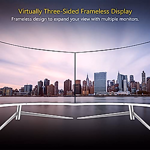 Z-Edge 24-inch Curved Gaming Monitor, Full HD 1080P 1920x1080 LED Backlight Monitor, with 75Hz Refresh Rate and Eye-Care Technology, U24C 178° Wide View Angle, VGA+HDMI