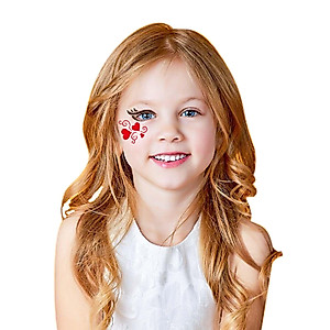 Twpribarn 28 Pcs Face Paint Stencils Kits Face Painting Stencils Reusable Face Tattoo Painting Templates Body Makeup Painting Templates for Kids Face Painting Holiday Halloween Tattoo Stencils (Mix01)
