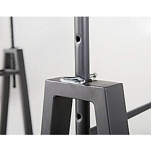 Signature Design by Ashley Irene Industrial Adjustable Desk, Beige & Gray