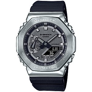 Casio GM-2100-1AJF G-Shock Men's Watch, Metal Cover, Black