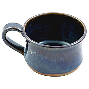 Modern Artisans American Made Stoneware Pottery 20-oz. Chowder/Soup Mug in Midnight Blue