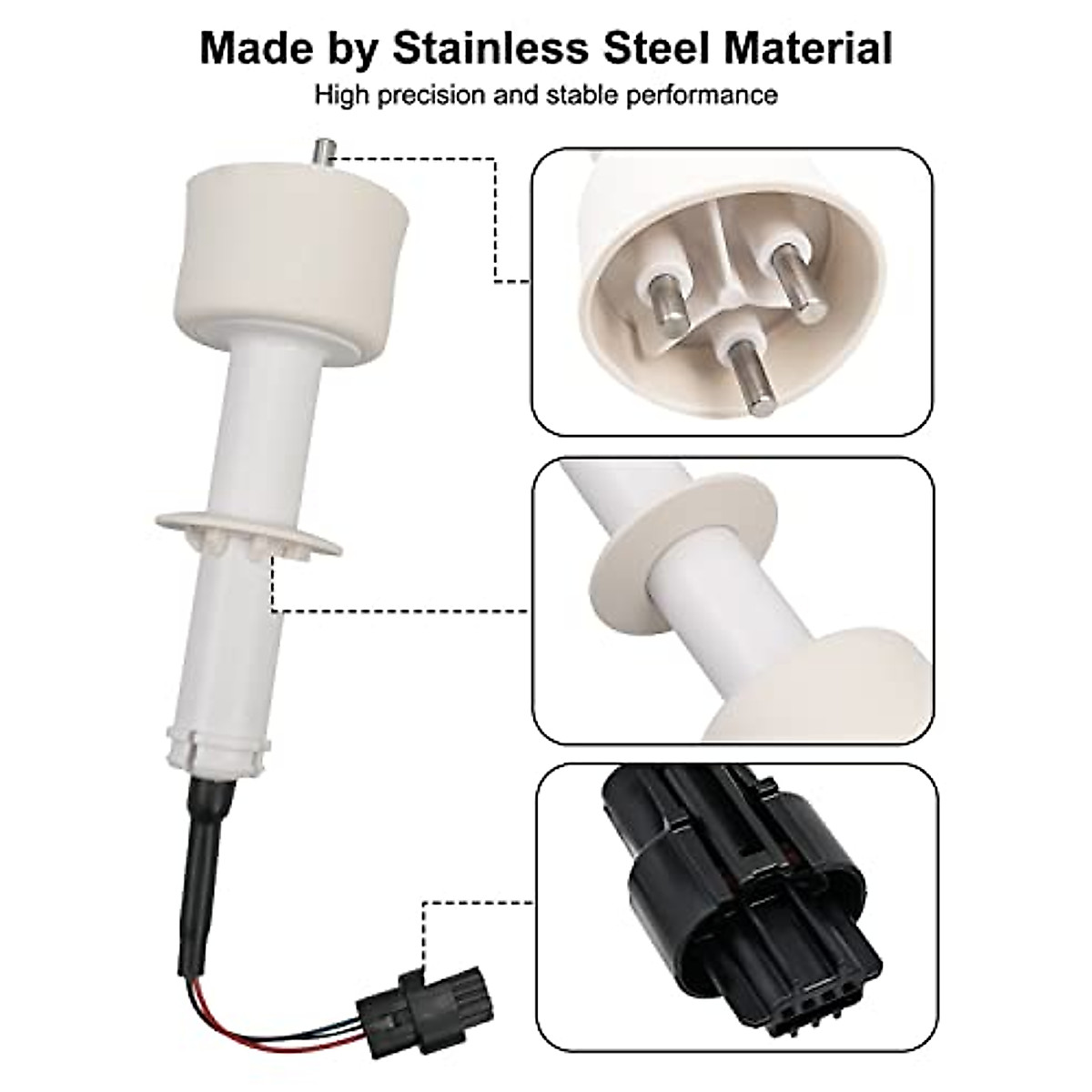 Ice Water Level Probe Kit Fit for Manitowoc Ice Machines Replace 000016053, with Harness