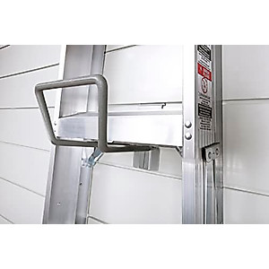 Crownwall Slat Wall Storage Organizer, Heavy Duty Steel Locking Loop Hook for Hanging Hoses, Cords, Ladders and Bulky Items, Slatwall Accessories Panels (2 Pack)