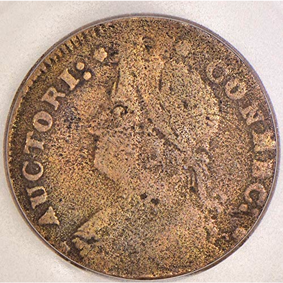 1787 No Mintmark Colonial Copper DB Left, Laminated, 33.16-z15, R-4; ICG Certified Connecticut G-06