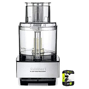 Cuisinart 14-Cup Large Food Processor with 720 Watt Motor in Stainless Steel (DFP-14BCNY) with 1 YR CPS Enhanced Protection Pack
