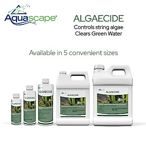 Aquascape 96024 Algaecide Treatment for Koi Fish Ponds and Water Gardens, 32 Ounces, Clear