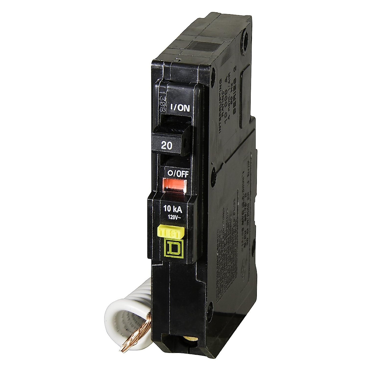 Square D - QO120GFICP QO Qwik-Gard 20 Amp Single-Pole GFCI Circuit Breaker