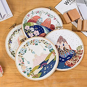 Linen Embroidery Fabric, Quilting Fabric Cloth Garments Crafts Accessories Square Embroidery Cloth, 20 by 62-Inch(Black)