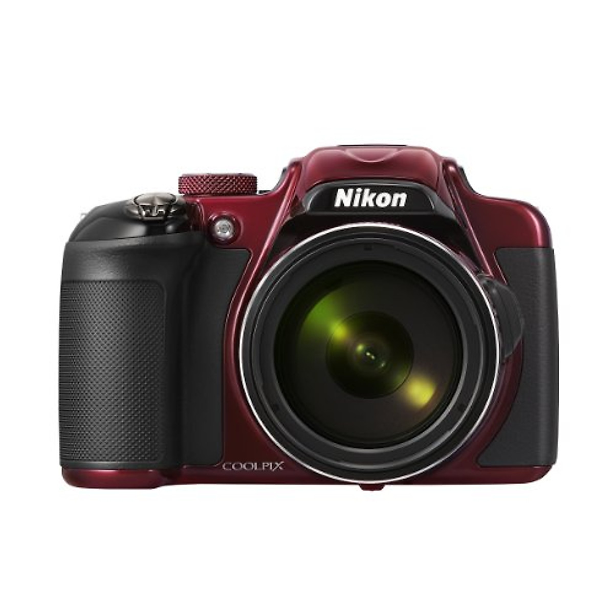 Nikon COOLPIX P600 16.1 MP Wi-Fi CMOS Digital Camera with 60x Zoom NIKKOR Lens and Full HD 1080p Video (Red) (Discontinued by Manufacturer)
