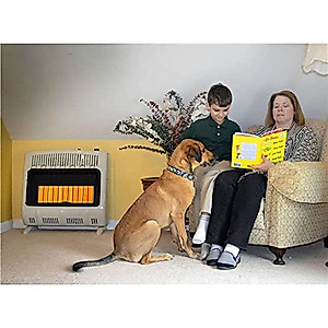 Mr. Heater 30000 BTU Vent Free Radiant Propane Indoor and Outdoor Wall or Floor Heater with Thermostat for Spaces up to 750 Square Feet, (3 Pack)