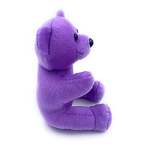 Animal Phone Holder for Desks Plush Teddy Bear Smart Phone Stand Purple Bear Toy 5.5” Cute iPhone Holder for Girls Stuffed Animal Mini Lavender Bear Gift