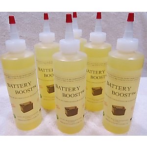 Battery Boost Liquid De-Sulfate Additive - Golf Cart Repair Solution Fix, Renew, Restore Kit