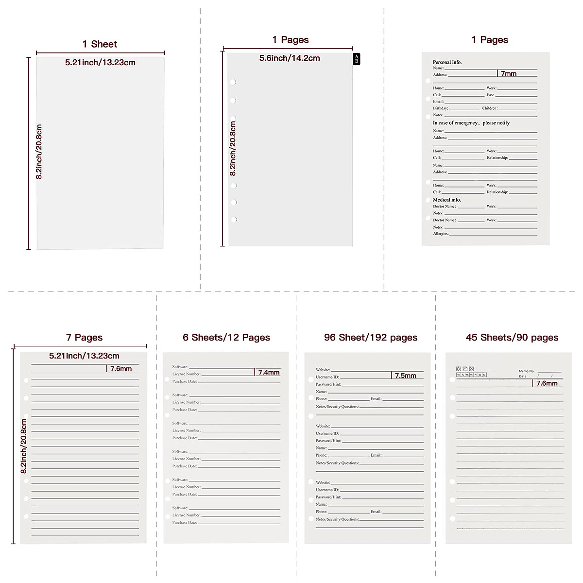 A5 Password Book with Combination Lock & Alphabetical Tabs, 302 Pages Leatherette Hardcover Internet Address & Password Organizer Logbook, Large Print, Refillable, 576 Entries, for Seniors